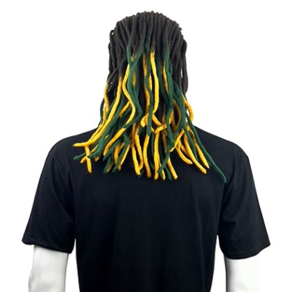 FANLOCKS | Accessories | Fanlocks Dreadlock Headband Dreads 2 Green ...